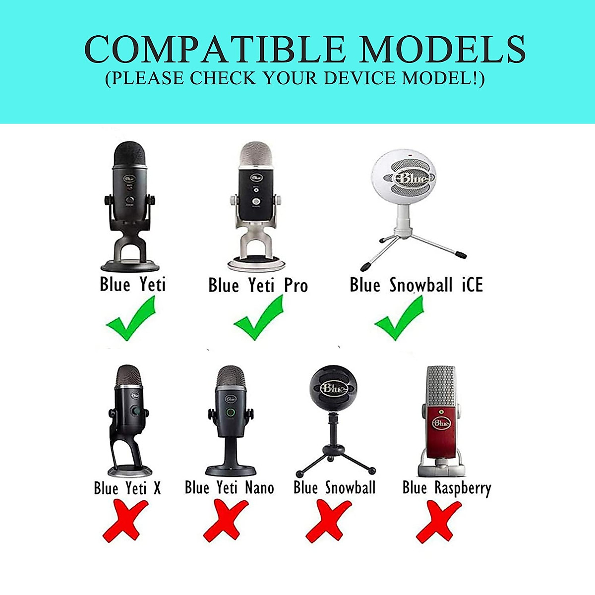 Sqrmekoko Power Cord Wire Mini USB Cable Compatible with Blue Yeti USB Mic Black Out, Blue Yeti MIC Recording Microphones, Blue Yeti Pro USB Microphone, Blue Snowball iCE USB Mic-2.6ft