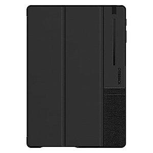 OTTERBOX Symmetry Folio Series Case for Microsoft Surface Pro 7 - Retail Packaging - Starry Night (Clear/Black/Black PU/Dark Grey MICROSUED)