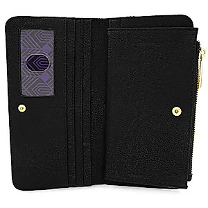 Loungefly x Disney Maleficent Top-Zip Wallet, Purple, One Size