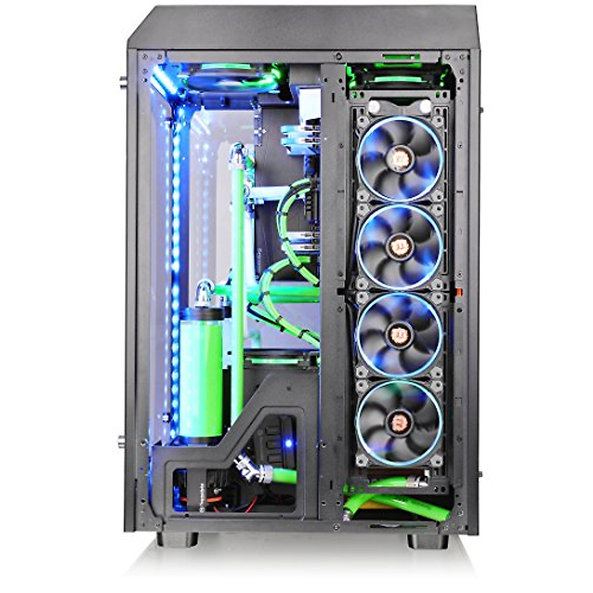 Thermaltake Tower 900 Black Edition Tempered Glass Fully Modular E-ATX Vertical Super Tower Computer Chassis CA-1H1-00F1WN-00