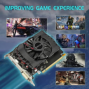 QTHREE NVIDIA GT 1030 2GB GDDR5 Graphics Card,64 Bit,DVI-D,HDMI,Desktop Gaming Video Card for PC,Computer GPU,PCI Express x4,DirectX 12,Support 4K
