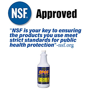GP66 Green Miracle Cleaner, Gallon Cleans Over 1,000 Surface Types All-In-One Powerful NSF Approved
