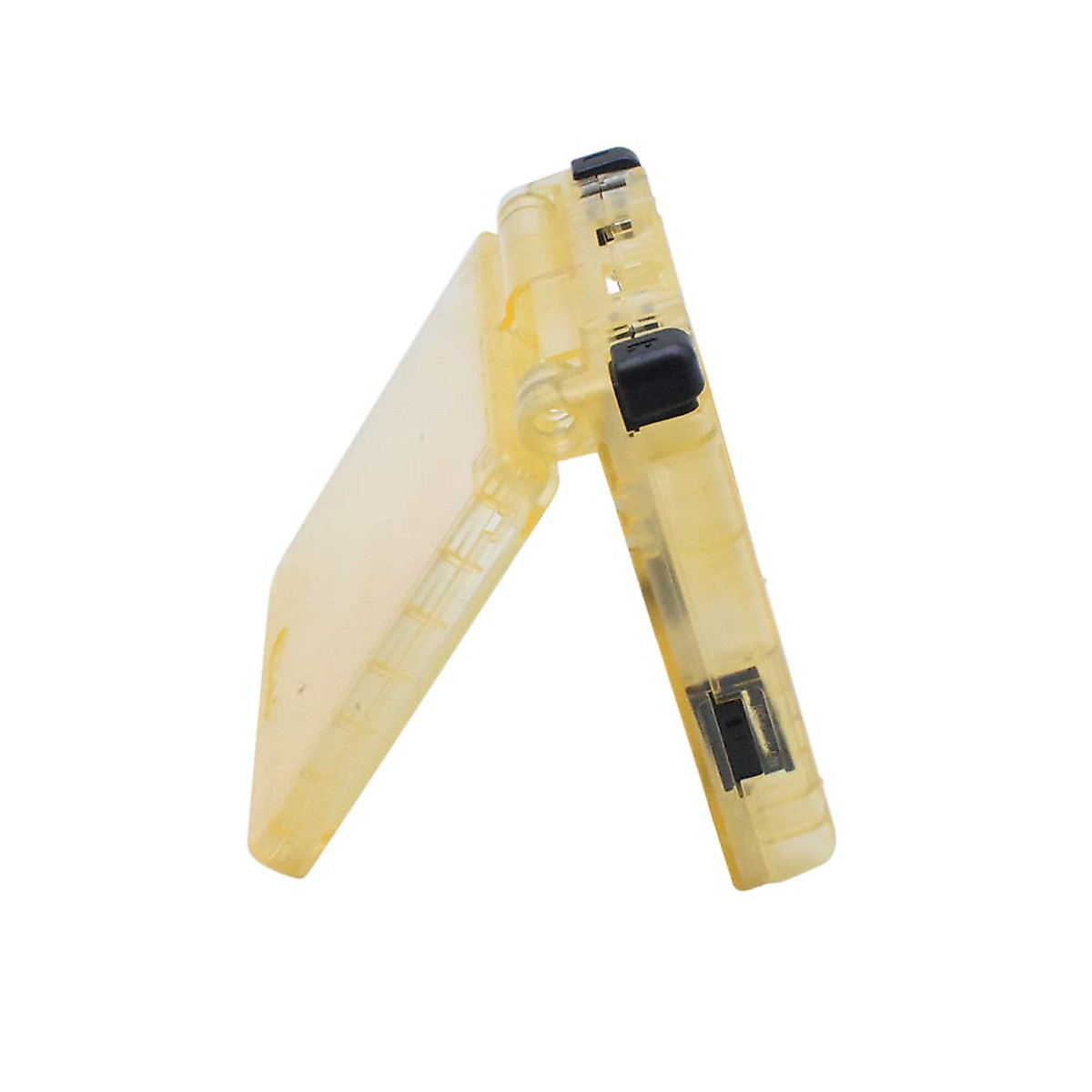 Meijunter Replacement Housing Shell Case for Gameboy Advance SP GBA SP Console(Transparent Clear Yellow)