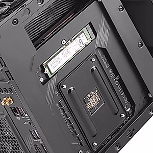SilverStone Technology SUGO 14, SG14, Black, Mini-ITX Cube Chassis, Supports 3 Slot Full Length GPUs/ATX PSU / 240mm AIO, 4 Removable Panels, SST-SG14B