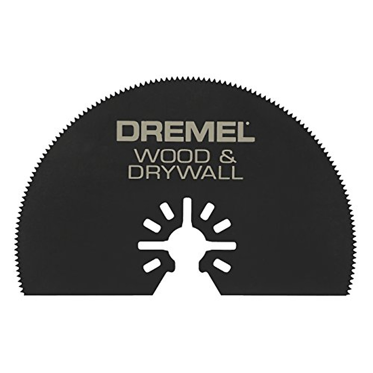 Dremel MM450 Multi-Max Half Moon Oscillating Saw Blade- Oscillating Tool Accessory- Perfect for Cutting Wood and Drywall- Universal Quick-Fit, Black