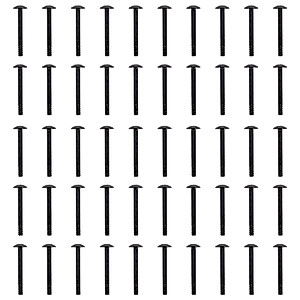 Computer Case Fan Screws 50pcs 30mm Metal Heavy Duty Pc Case Fan Screws Computer Cooling Fan Mount Screws Self-Tapping Screws