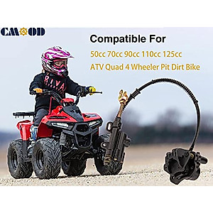 Rear Brake Master Cylinder Caliper For 50cc 70cc 90cc 110cc 125cc Chinese ATV Taotao Quad Coolster 3050HD Four Wheeler