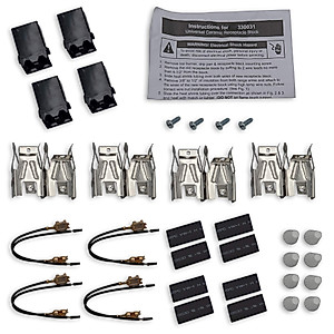 Supplying Demand 330031 5303935058 4 Pack Electric Range Top Burner Receptacle and Wire Replacement Kit