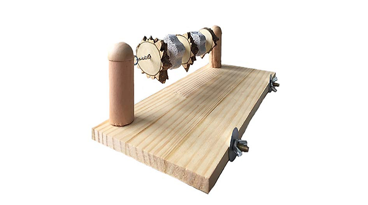 Kathson Pet Wood Ledges for Chinchillas - Natural Chew Toys