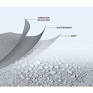 XCJTGRY 3 Pack Large Capacity Clothes Storage Bag Organizer with Reinforced Handle,Foldable with Sturdy Zipper, Clear Window Storage Bag 90L