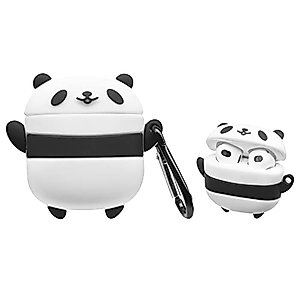 KaKuLan AirPods 3 Case Cover with Keychain, Durable Silicone Cute Cartoon Animal Character Case Cover Compatible with Airpods 3