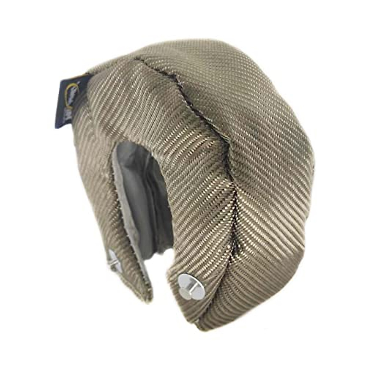 T3 Titanium Fiber Turbocharger Heat Shield Cover Inner high silica cloth and stainless steel knitted wire mesh inner liner