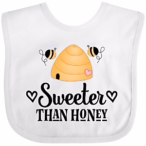 inktastic Honey Bee Girls Cute Baby Bib White 2f0e7