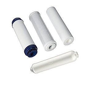 CFS – 4 Pack Universal Compatible Reverse Osmosis Filter Replacement Set – Remove Bad Taste & Odor – Whole House Replacement Water Filter Cartridge- White