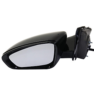 Kool Vue Driver Side Power Heated Mirror for Chrysler 200 2015-2017 With Signal Light; Without Blind Spot Monitor, Memory, Puddle Lamp & Auto-Dimming Paintable