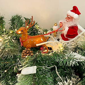 Etinga 12 Pack Fairy Lights Battery Operated String Lights, 10 LED on 3.3ft Silvery Copper Wire,High Brightness for Wedding Christmas Flowers Gift Box Decoration (12 Pack, Warm White)