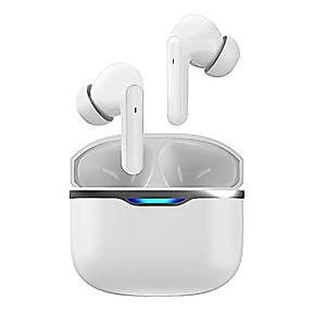 Wireless Earbuds, Bluetooth 5.2 Earbuds Touch Control in-Ear True Wireless Headphones, 24 Hrs Playtime with Charging Case, Hi-Fi Stereo headset with Built-in Mic for Headset for iPhone & Android
