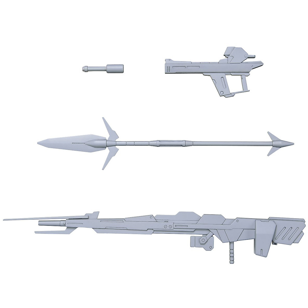 Bandai Hobby HGBC Gya Eastern Weapons "Gundam Build Fighters" Action Figure (1/144 Scale)