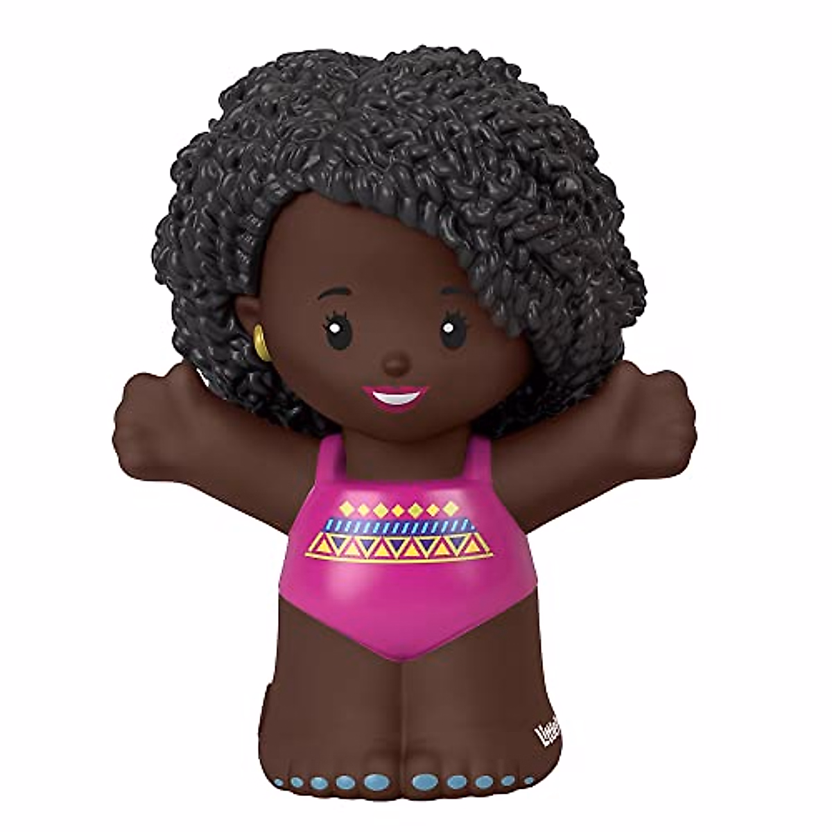 Replacement Part for Fisher-Price Little People Playset - Replacement Female African-American Swimmer Figure ~ Inspired by Barbie You Can Be Anything