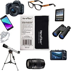 Phillips Norelco Replacement Shaver Head SH98/72 for S9000 Prestige - SP9800 Series; SP9820 & SP9860 Shavers - Double Ended Shaver Brush - HeroFiber Gentle Cleaning Cloth