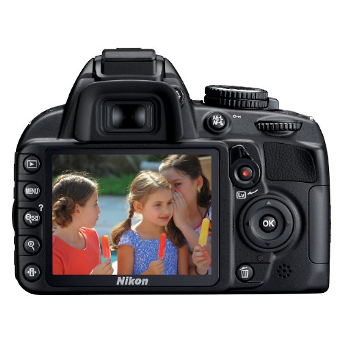 Nikon D3100 14.2MP Digital SLR Camera with 18-55mm f/3.5-5.6 Auto Focus-S DX VR Nikkor Zoom Lens - International Version (No Warranty)