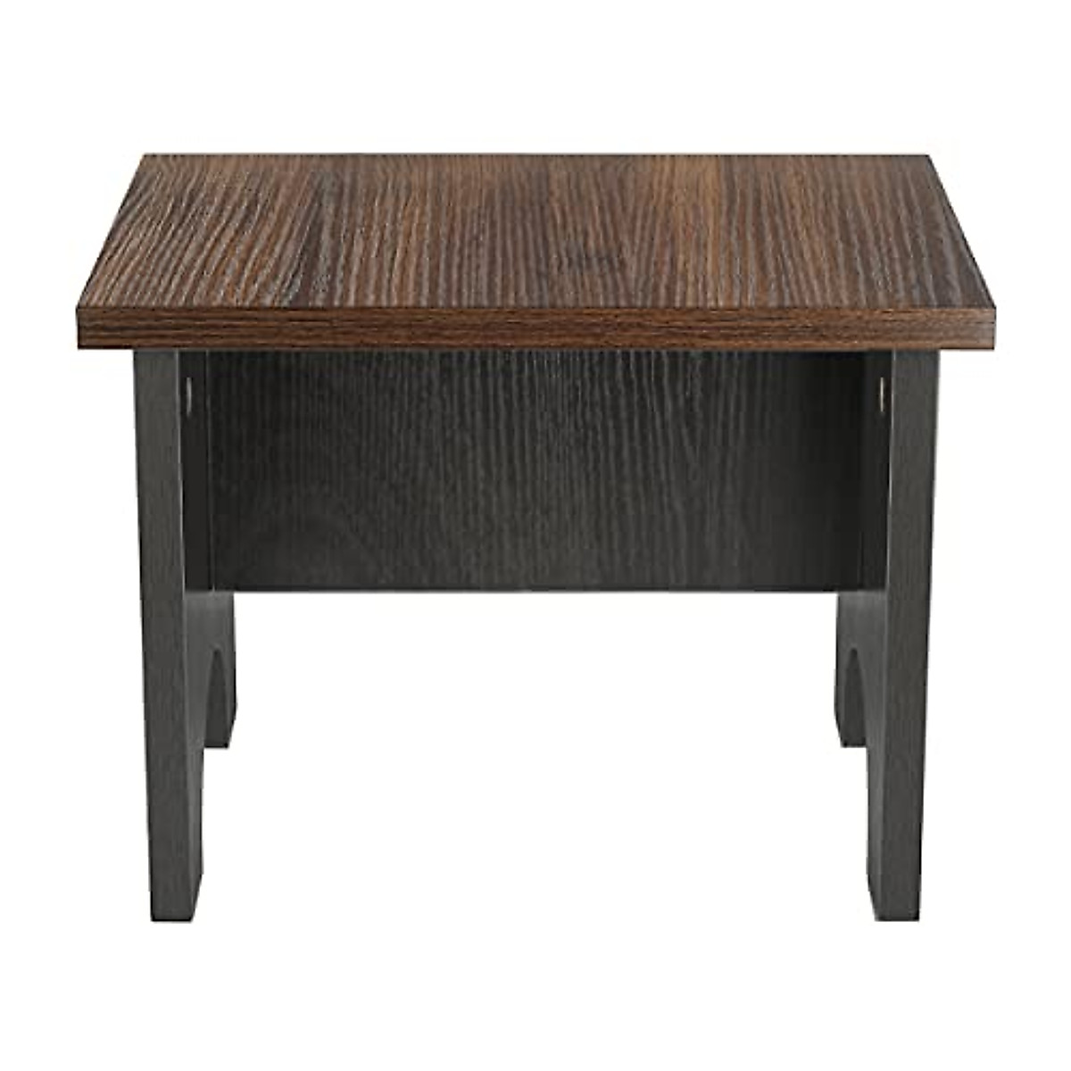 Ouya Wooden Step Stools for Kids and Adults Capacity 500Lbs Kitchen Bathroom Footstool Utility One Step Stool with Black Oak OYHX OYHX