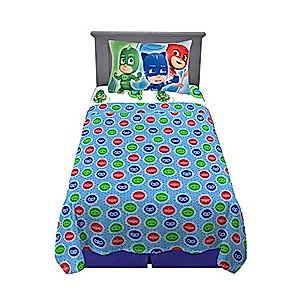 Franco Kids Bedding Super Soft Microfiber Sheet Set, (3 Piece) Twin Size, PJ Masks, MA7908