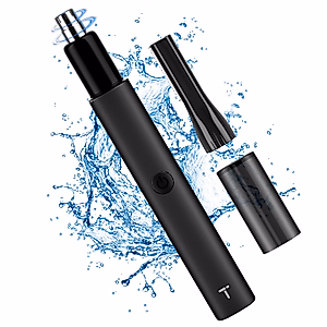 TIFOR 8,000 RPM Nose Hair Trimmer for Men - Electric Nose Hair Trimmer Rechargeable - IPX7 Metal Ear Nose Trimmer Eyebrow Facial Hair Removal Tool