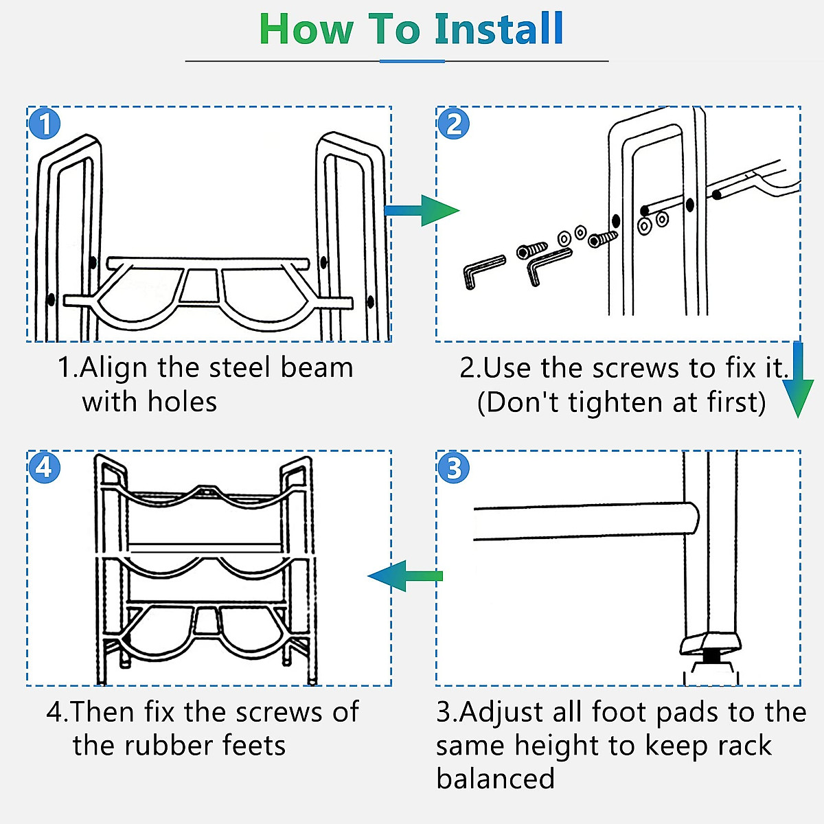 Iococee 5 Gallon Water Bottle Holder, Water jug Holder Rack 3-Tier, Water Cooler Jug Rack for 6 Bottles, 5 Gallon Water Bottle Storage Rack Heavy Duty, with Floor Protection for Home, Office