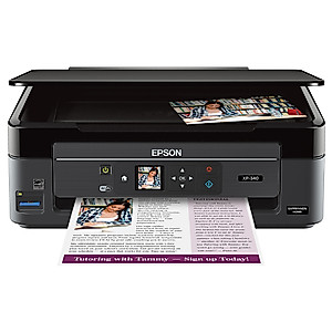 Epson Expression Home XP-340 Wireless Color Photo Printer with Scanner and Copier, Amazon Dash Replenishment Ready