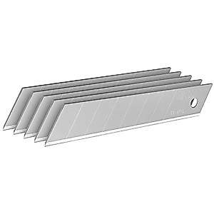 Stanley 0-11-718 Snap Off Blade (5 piece), Silver