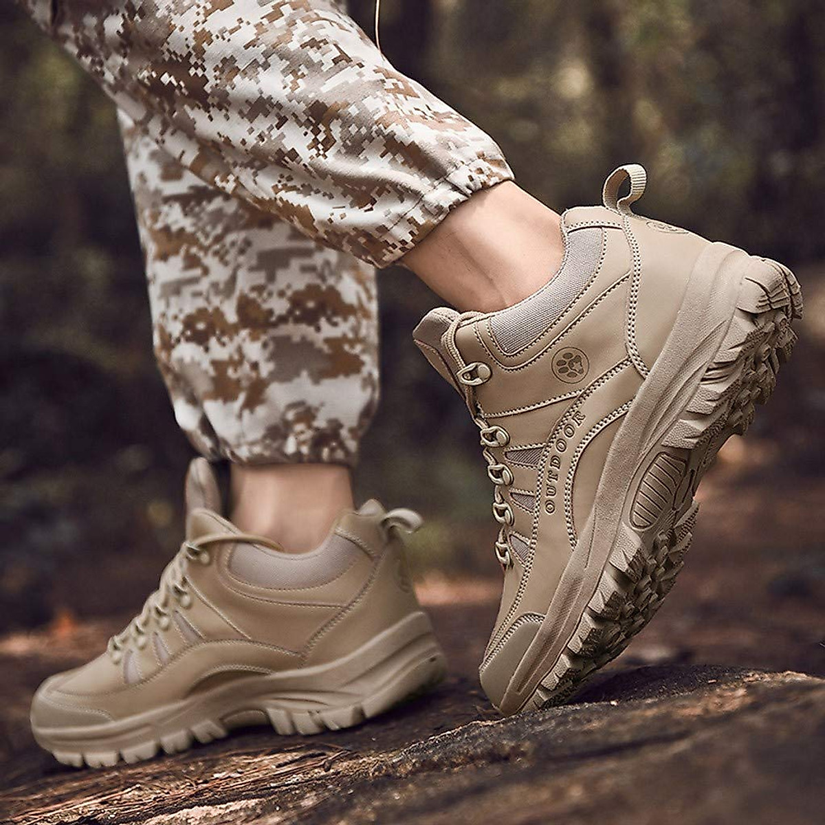 Fheaven_Women shoes Men's Winter Boots Waterproof Rain Boots,Fheaven Non-Slip Ankle Snow Boots,Hiking Outdoor Boot