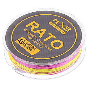 BESTOYARD 1 Roll Braided Fishing line Fishing Tool Fish Braided Line Fishing Accessory Fishing Spool line Fishing Supplies Nylon Fishing Wire Strongest Fishing Wire pe Fish skewers