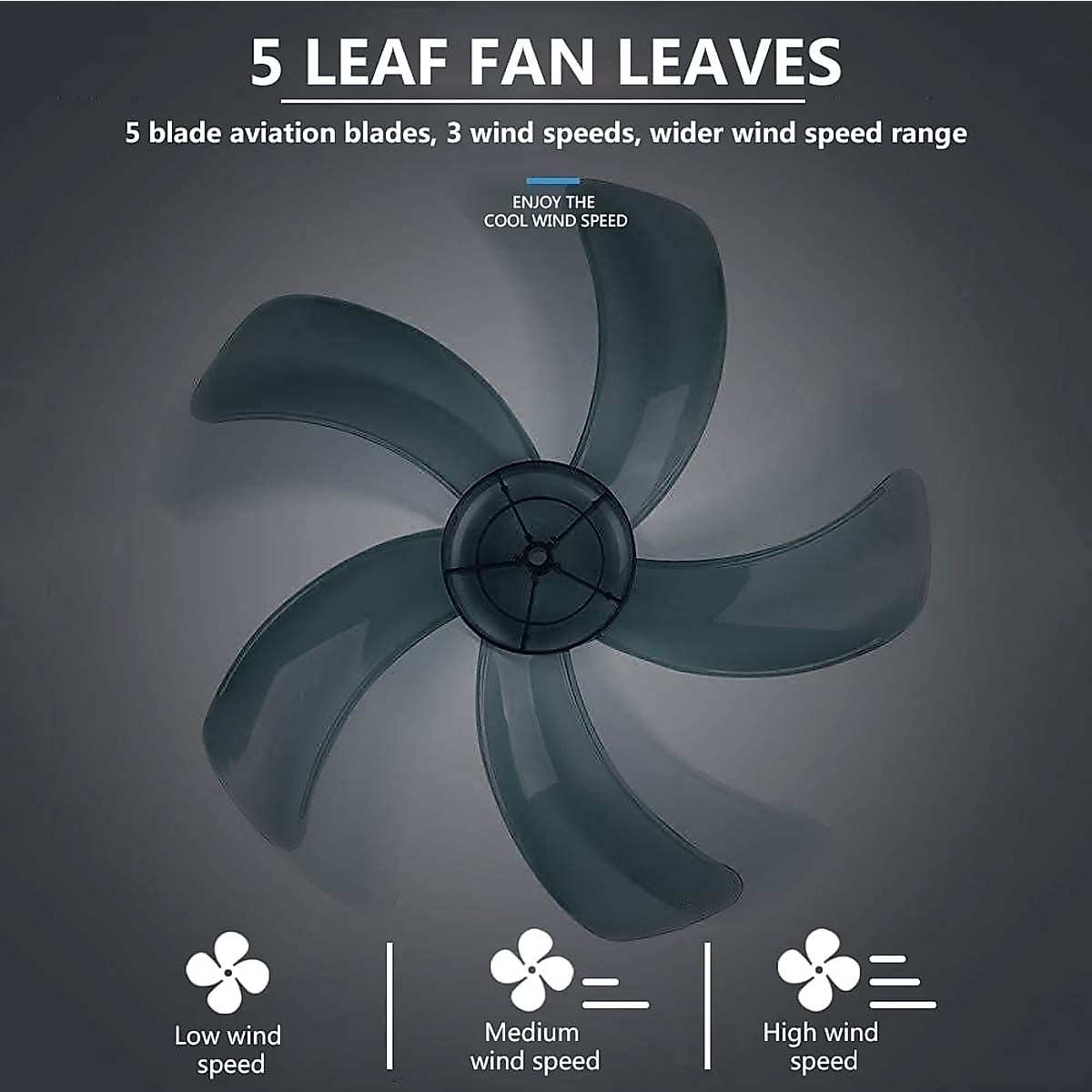 Aottop 16 inch Wall Mount Fan with Remote Control - 2 Pack, 3-Speed and 3 Modes, Timer Function, Adjustable Head, Oscillating Fan for Home and Office - Black