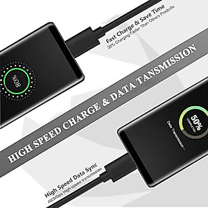 DIGITMON 6ft Replacement USB Power Charging Cord Cable for Anker Soundcore Life Q20 Hybrid Active Noise Cancelling Headphone