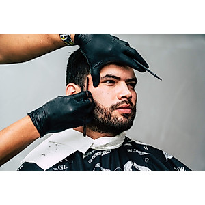 Ruvanti Straight Edge Razor for Professional Barbers, Best for Salon and Home Use - for Men's Shave (Black)