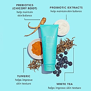 TULA Skin Care The Cult Classic Purifying Face Cleanser (Travel-Size) | Gentle and Effective Face Wash, Makeup Remover, Nourishing and Hydrating | 1.67 oz.
