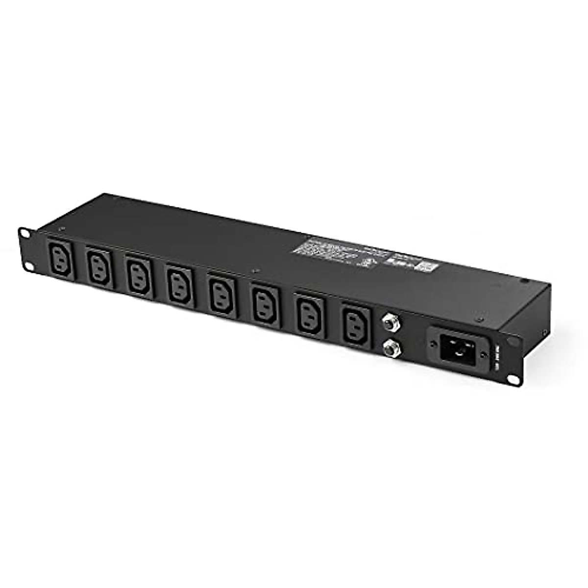 StarTech.com 1U 19 inch 8 Port Rack Mount PDU - IEC C13 Socket Rackmount Power Supply/Strip - Horizontal Server Rack Mountable PDU /Data Center Power Distribution Unit 16A 240V (PDU08C13H)