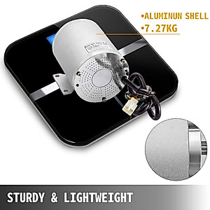 BestEquip Brushless Motor Kit,2000W 48V 42A 4300RPM High Speed Electric Scooter Motor,with Mounting Bracket,Speed Controller Bicycle Motorcycle Mid Drive Motor