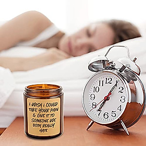 HUTYRT Lavender Scented Candles - Get Well Soon Gifts for Women - After Surgery Gifts for Women - Feel Better, Grieving, Condolences, Divorce, Sorry for Your Loss, Cancer Gifts for Women, Her, Friends