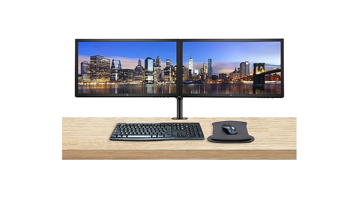 HP V24 24-Inch FHD Monitor Bundle with Accessories