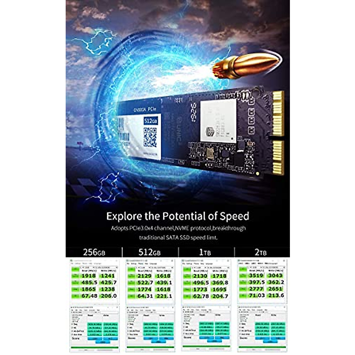 OSCOO ON900A MAC SSD Compatible for MacBook Air