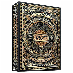 theory11 James Bond 007 Premium Playing Cards - Gold Foil, Official Collectible Deck