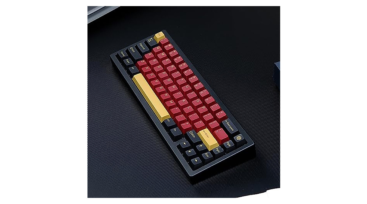175 Keys Red Samurai Keycaps PBT Double Shot Cherry Profile Keycap for ...