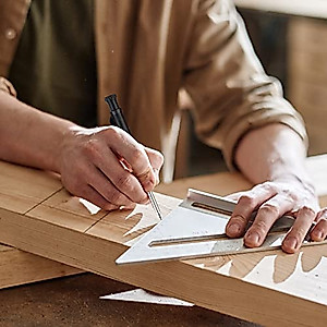 8 Pack Carpenter Pencils Set, Mechanical Construction Pencil with 60 Pcs Refills Construction Marking Tools Carbide Scribe Tool Kit for Construction Woodworking