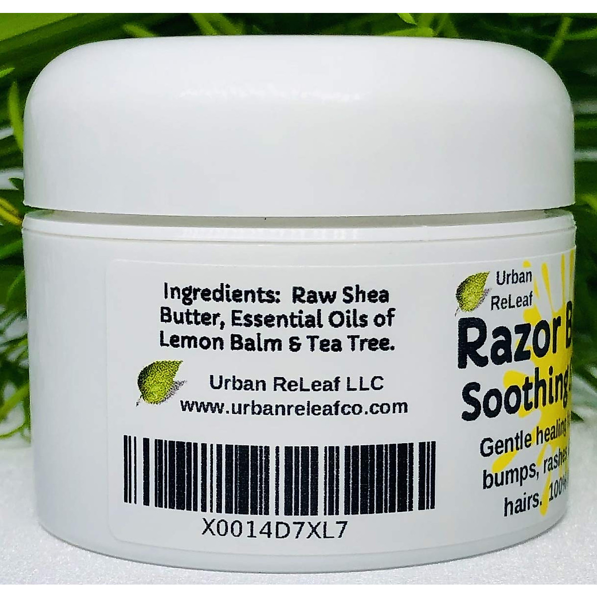 Urban ReLeaf RAZOR BUMP Soothing Salve! 1 oz. Quickly soothe bumps, rashes, ingrown hairs & razor burn. 100% Natural, Vegan. Pure Shea, Tea Tree, Lemon Balm. For face, neck, bikini, body!