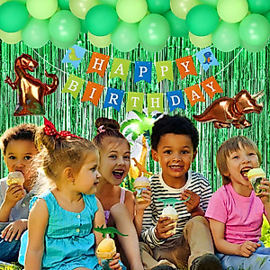 JHkim 2 Pack Dinosaur Graduation Tablecloths, Dinosaur Table Cover for Birthday, Dino Themed Party Decorations Supplies Kindergarten Preschool Grad, Party Table Cloths for Kids Boy, 52" X 87"