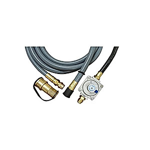 KitchenAid 710-0003 Natural Gas Hose and Regulator for Gas Grill Conversion Gray