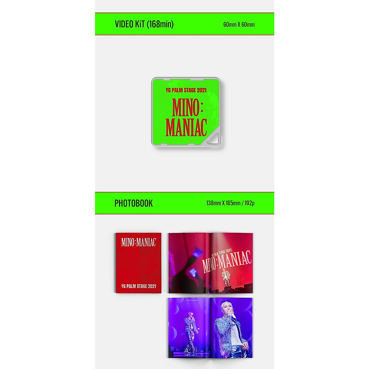 [KIHNO KIT] MINO SONG MIN HO WINNER - YG PALM STAGE 2021 [MINO : MANIAC] KiT VIDEO