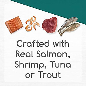 Purina Fancy Feast Wet Cat Food Variety Pack Gourmet Naturals Seafood - (30) 3 oz. Cans